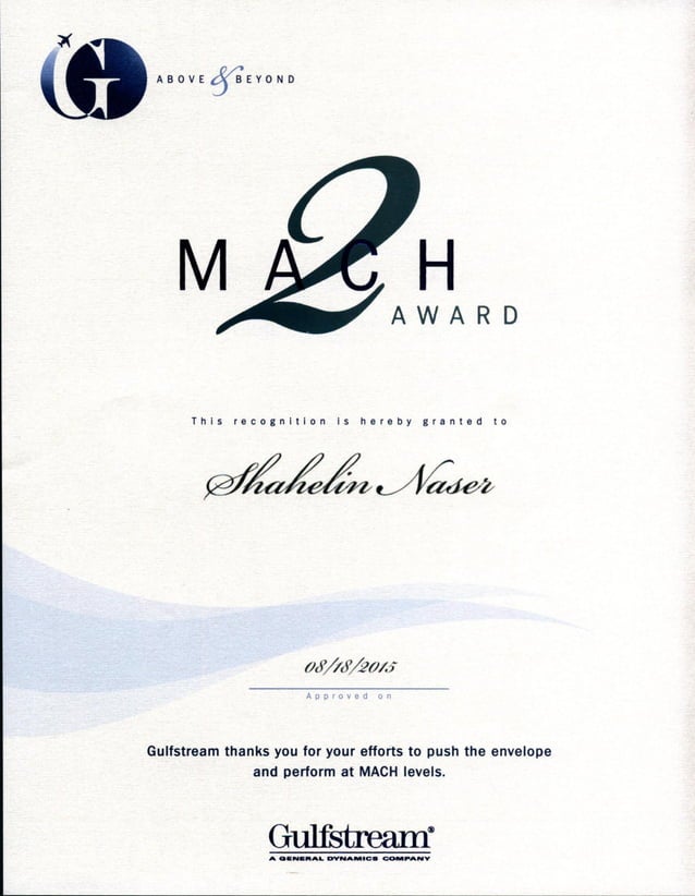 Award - Mach 2 | PDF