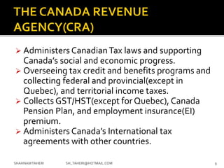Canada's Tax System | PPTX