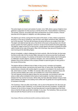 5 canterbury tales | PDF