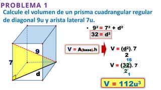PRISMA Y CILINDRO.- geometria 5to de secundaria | PPTX
