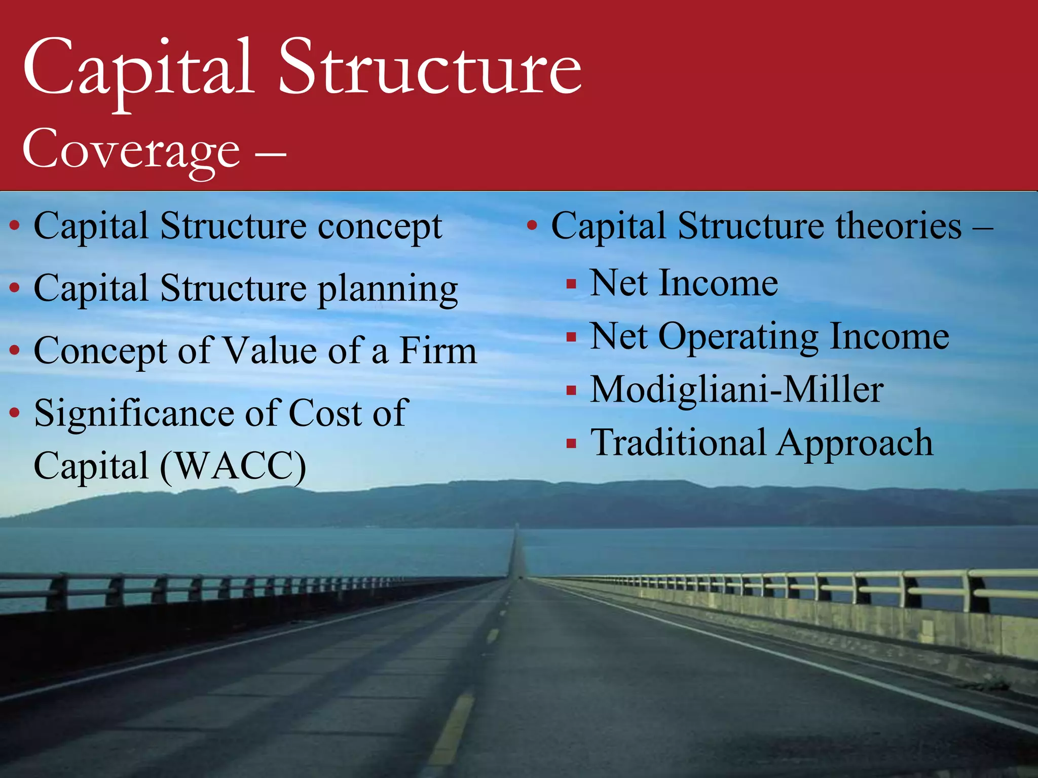 5 capital structure-theories | PPT