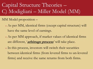 5 capital structure-theories | PPT