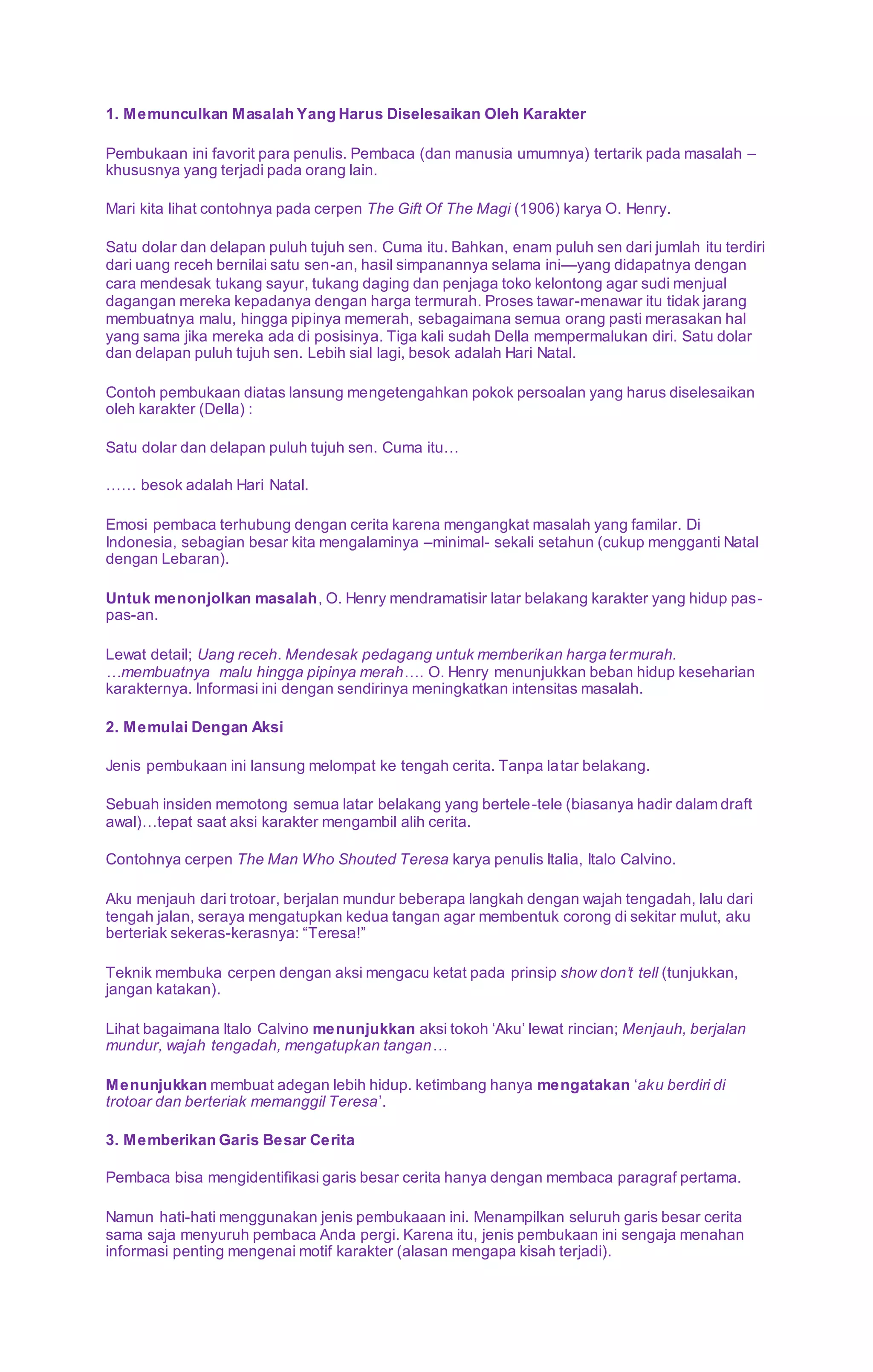 5 cara menulis paragraf pertama | PDF