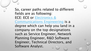 5 career paths after engineering course | PPTX