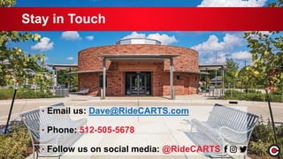 CARTS Microtransit—Innovation in Rural Mobility | PPT