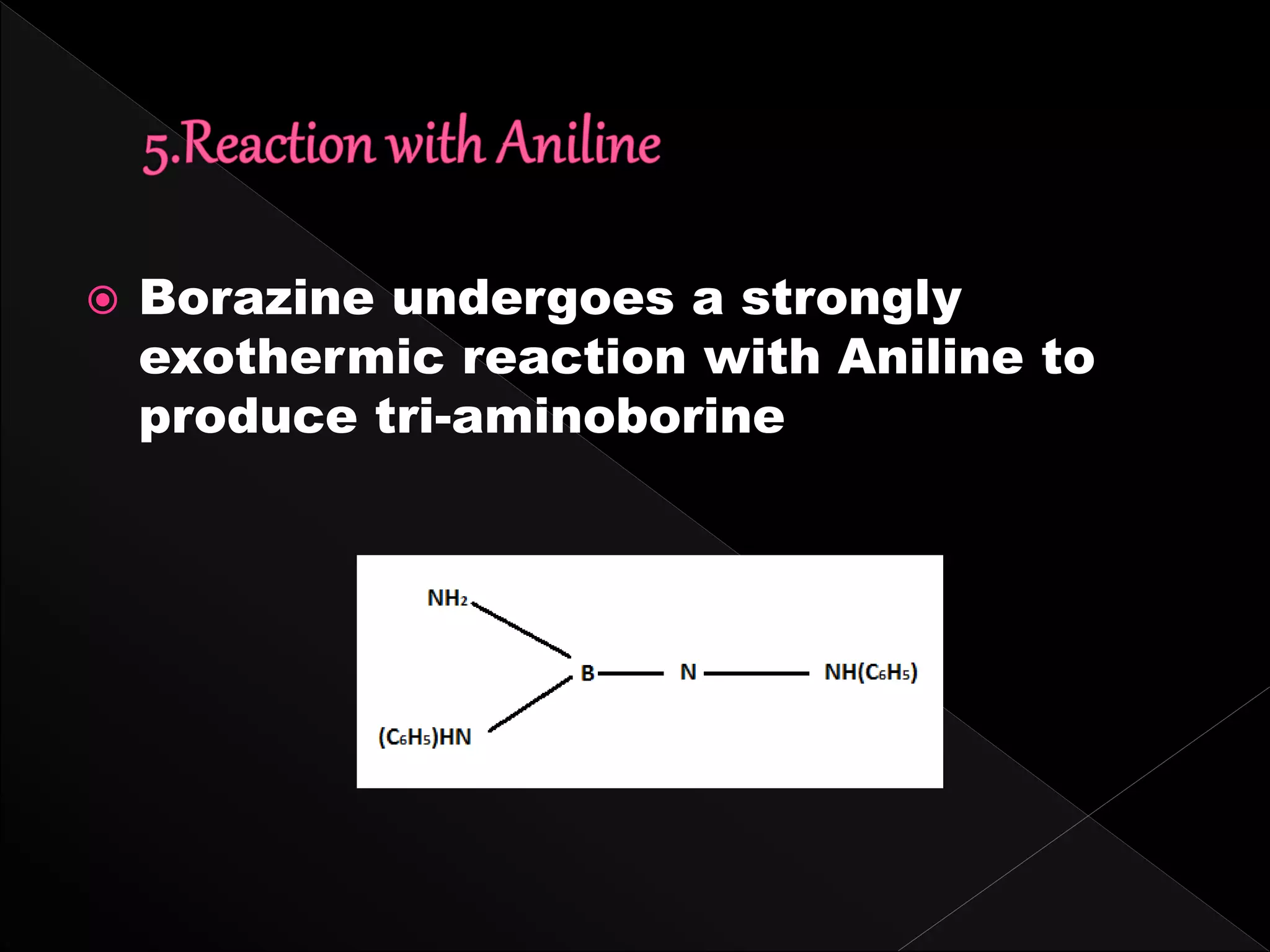 BORAZINE- structure, preparation and properties | PPTX