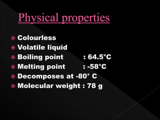 BORAZINE- structure, preparation and properties | PPTX