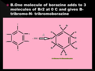 BORAZINE- structure, preparation and properties | PPTX