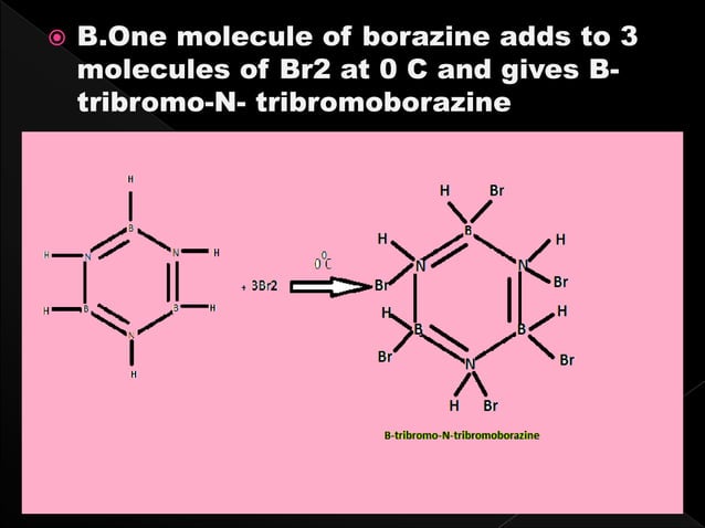 BORAZINE- structure, preparation and properties | PPTX