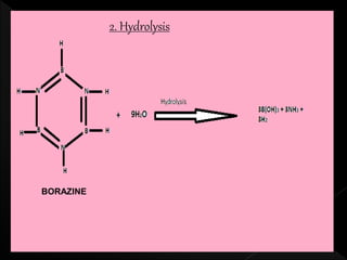 BORAZINE- structure, preparation and properties | PPTX
