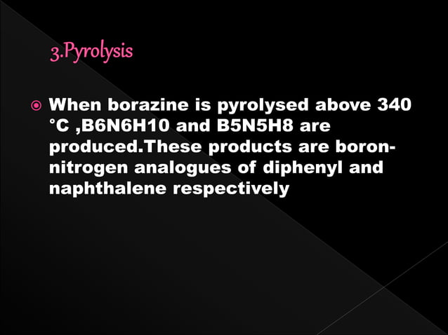 BORAZINE- structure, preparation and properties | PPTX