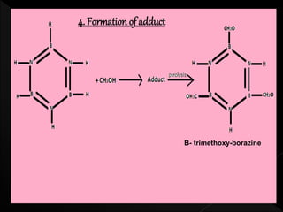 BORAZINE- structure, preparation and properties | PPTX