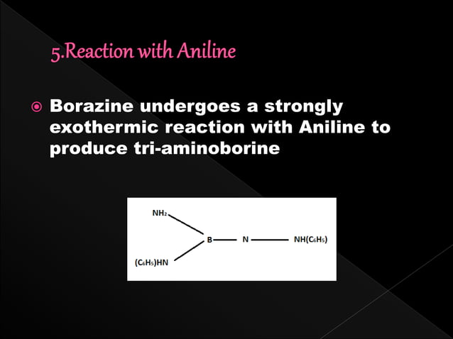 BORAZINE- structure, preparation and properties | PPTX