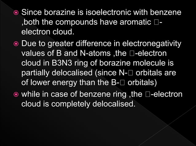BORAZINE- structure, preparation and properties | PPTX