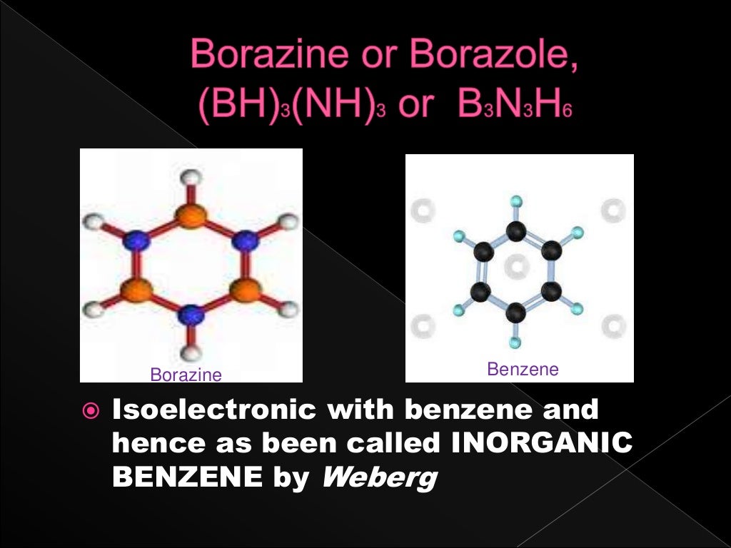 BORAZINE- structure, preparation and properties