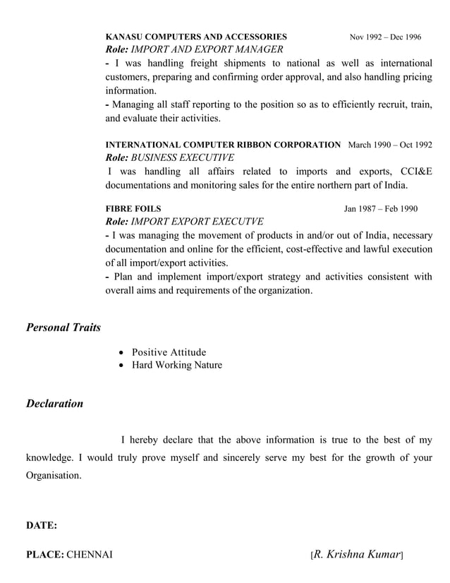 Krishna Kumar Resume | PDF