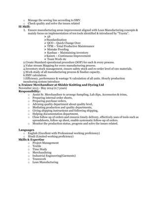 CV OF Arafat | PDF
