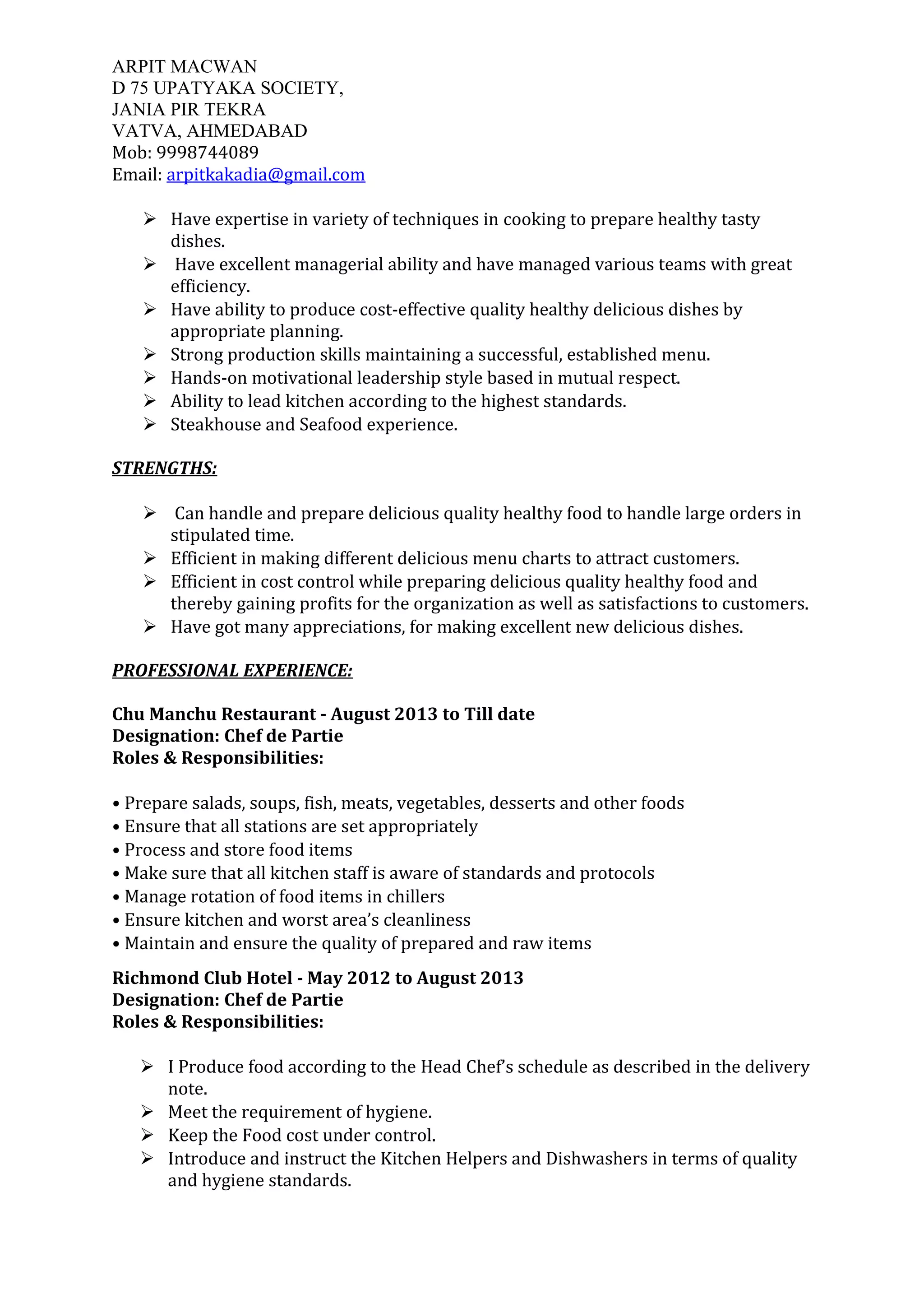 Arpit_CV | DOC
