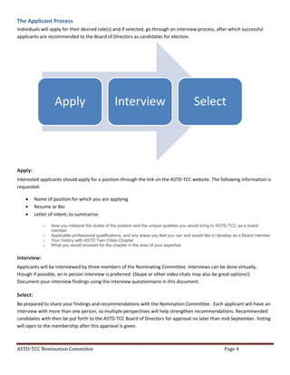 Board of Directors Recruitment Process | PDF