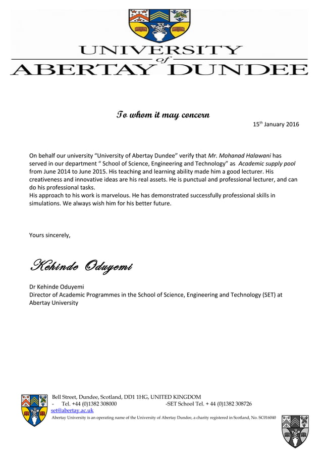 Mr. halawani, abertay. | DOC
