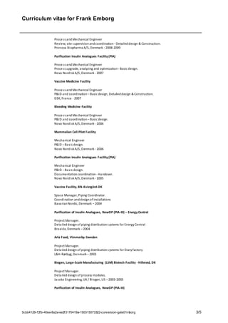 CV_FrE-2015_English | PDF