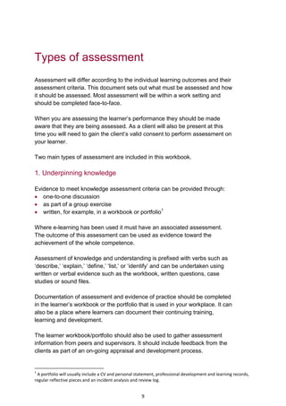 NSH_HC_Workbook_Assessor_Jan15FINAL | PDF