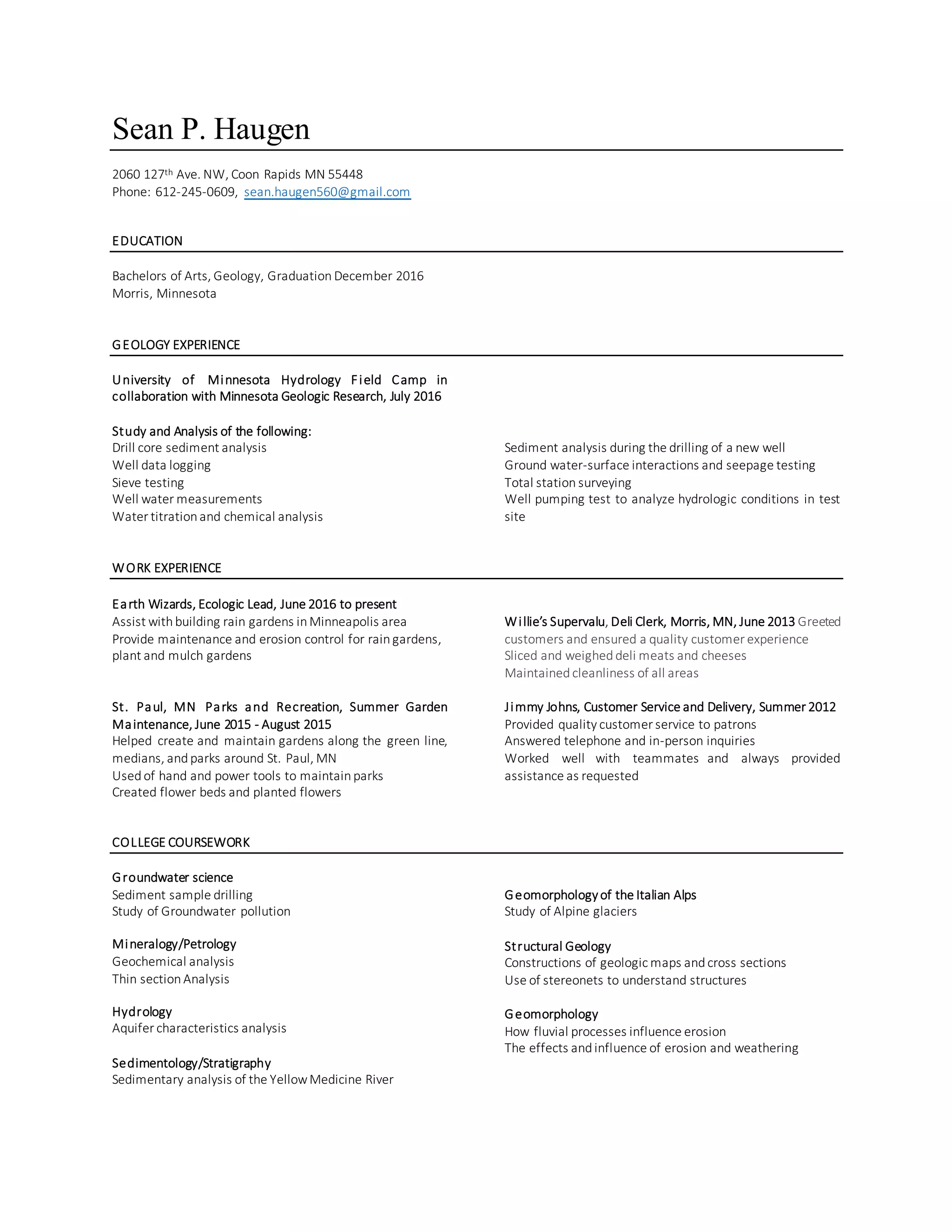 Sean's Resume 2.0 | DOCX