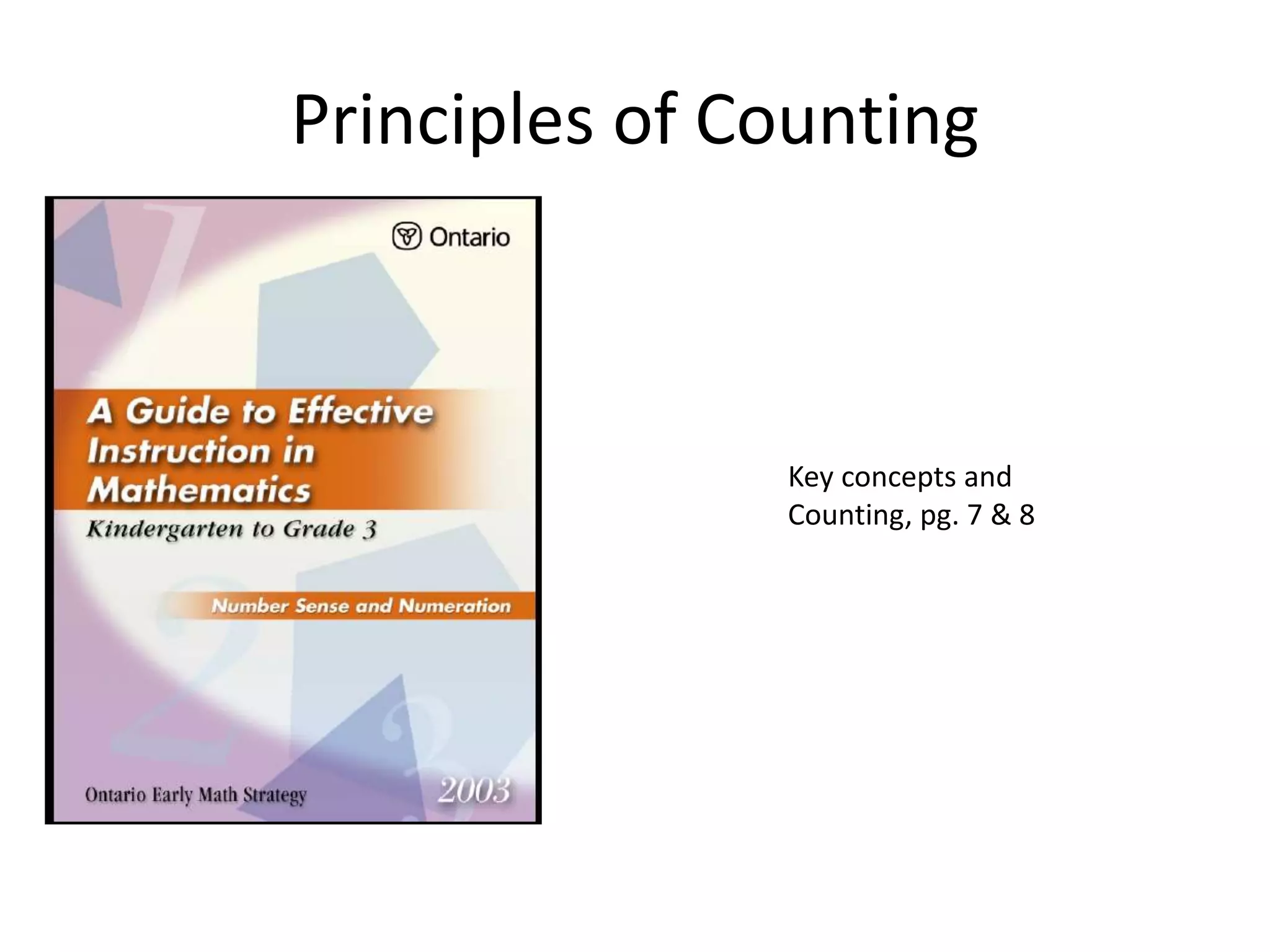 Counting Principles in Play | PPTX