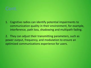 Cognitive-Radio-Sensor-Network | PPT