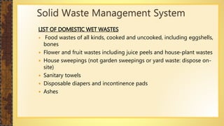 WASTE MANAGEMENTSOP | PPTX | Home Appliances | Home & Garden