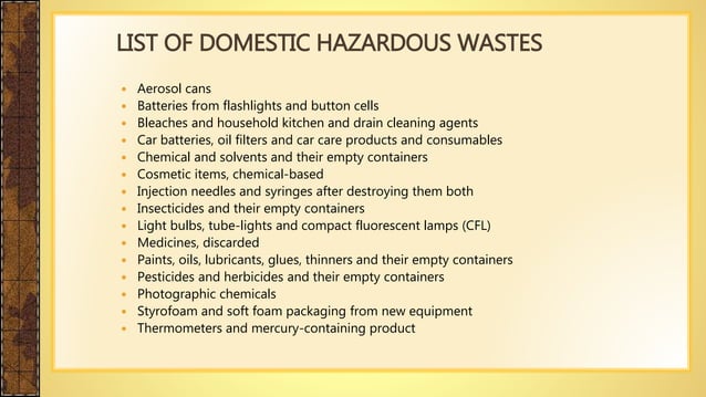WASTE MANAGEMENTSOP | PPTX | Home Appliances | Home & Garden