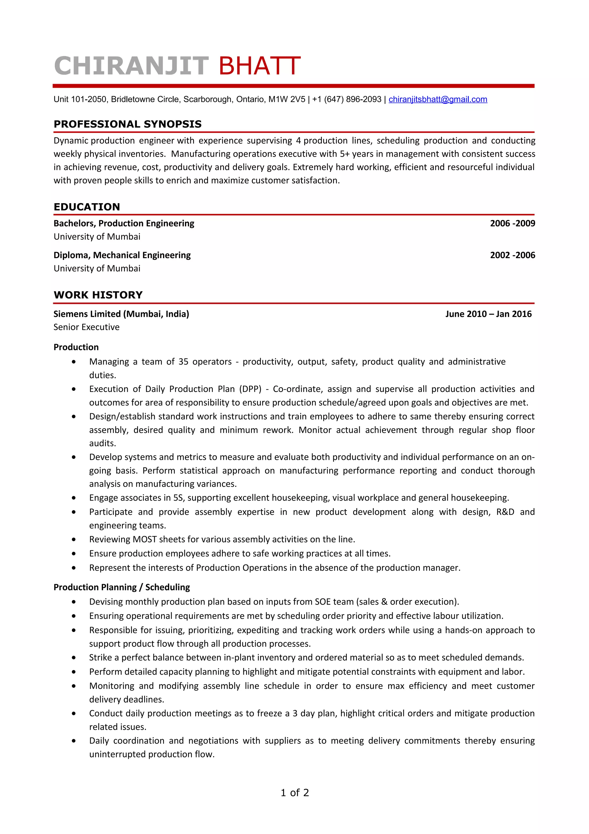 Resume_Chiranjit Bhatt | DOC