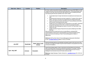 Eustace_Ned_CV_09_2016 | DOCX | Business Accounting & Finance | Business