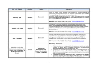 Eustace_Ned_CV_09_2016 | DOCX | Business Accounting & Finance | Business