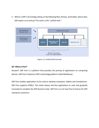 SAP Self Services Technologies Going Forward | PDF