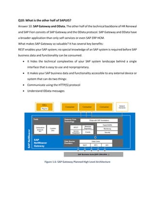 SAP Self Services Technologies Going Forward | PDF
