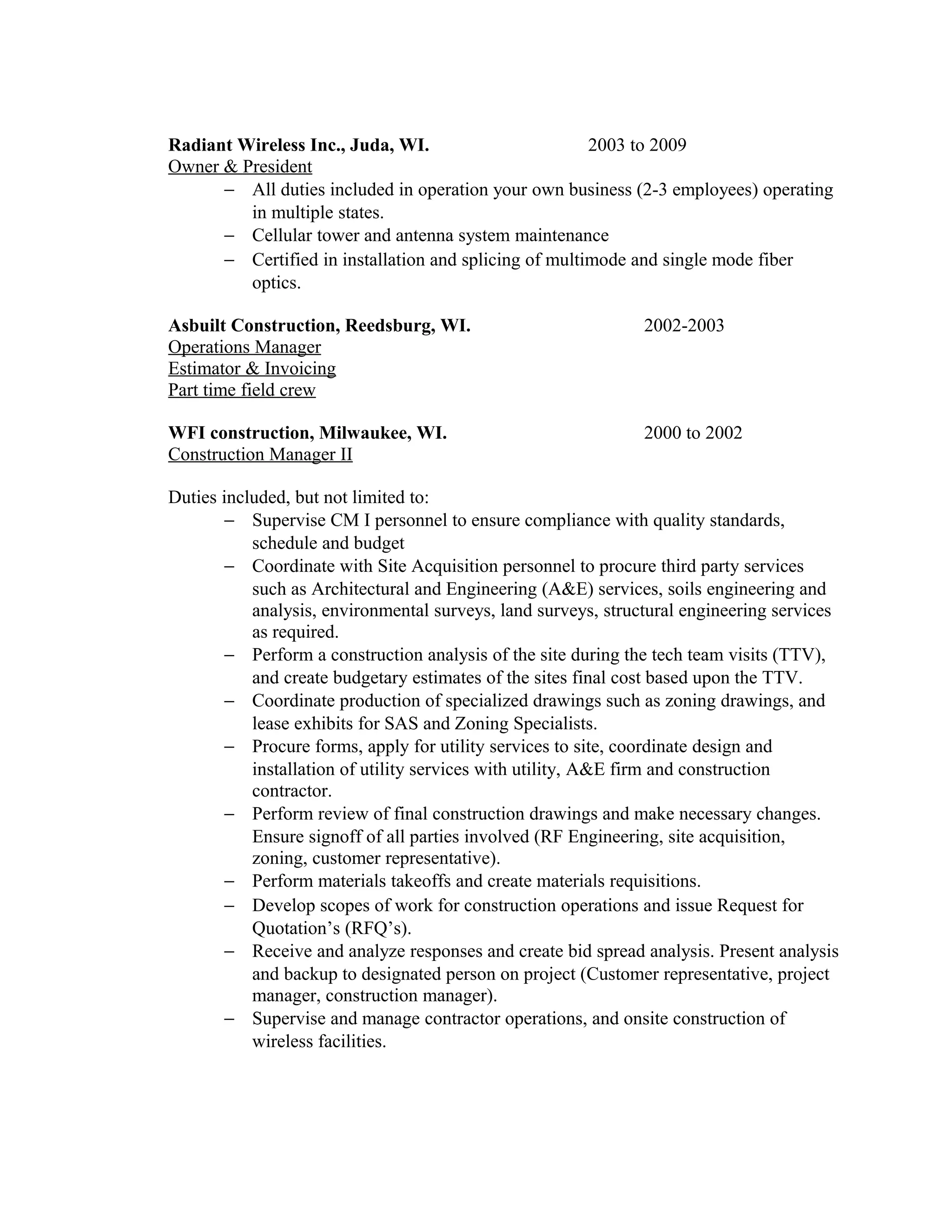 Resume_jcrooks_12-15-2015 | DOC | Civil Engineering Industry | Industries