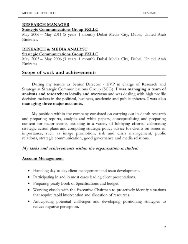 MEHDI KHETTOUCH Resume | PDF