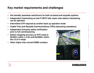 Shen_Presentation_CBTC_Conf_2011 | PDF | Rail Travel | Travel Type