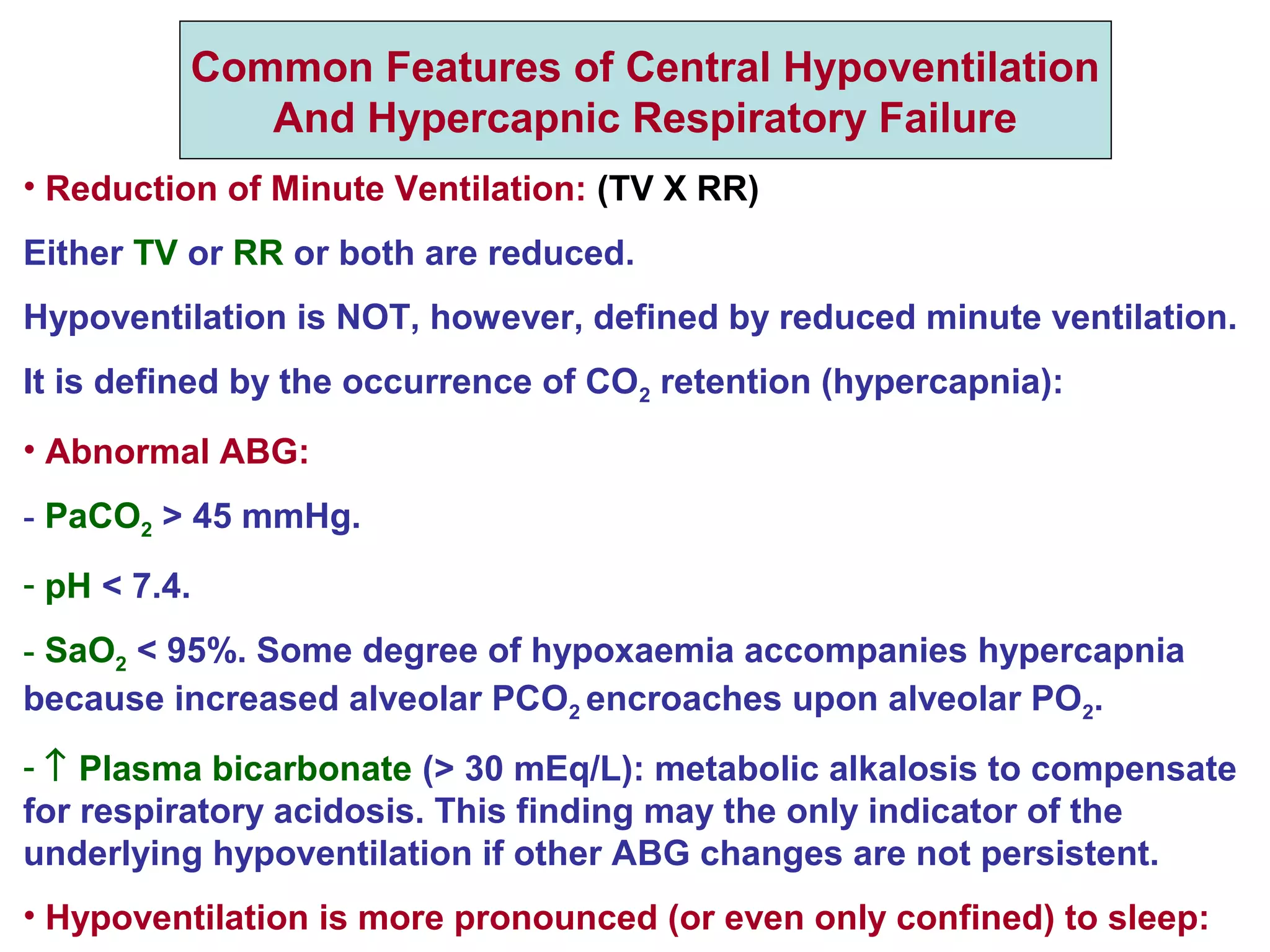 5 central and sleep related hypoventilation | PPT