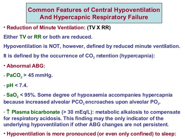 5 central and sleep related hypoventilation