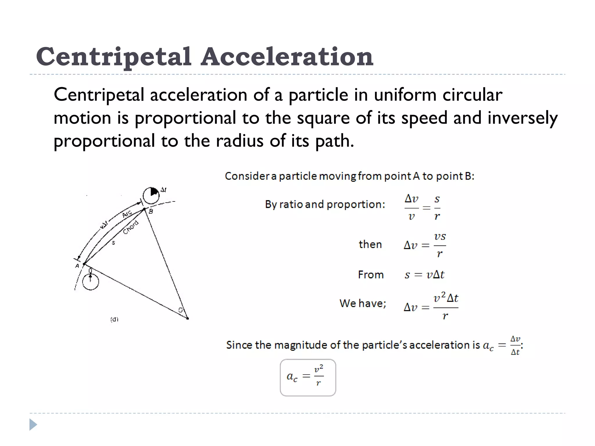(5) centripetal force | PPT