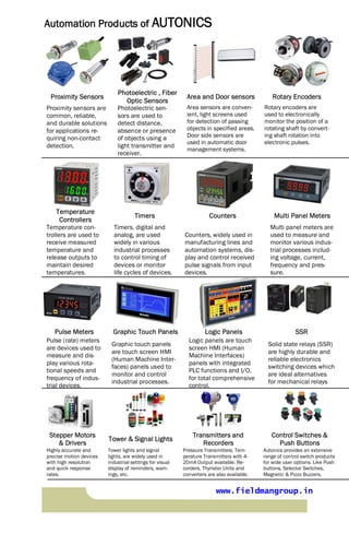 FIELDMAN SENSORS PVT LTD CATLOG | PDF
