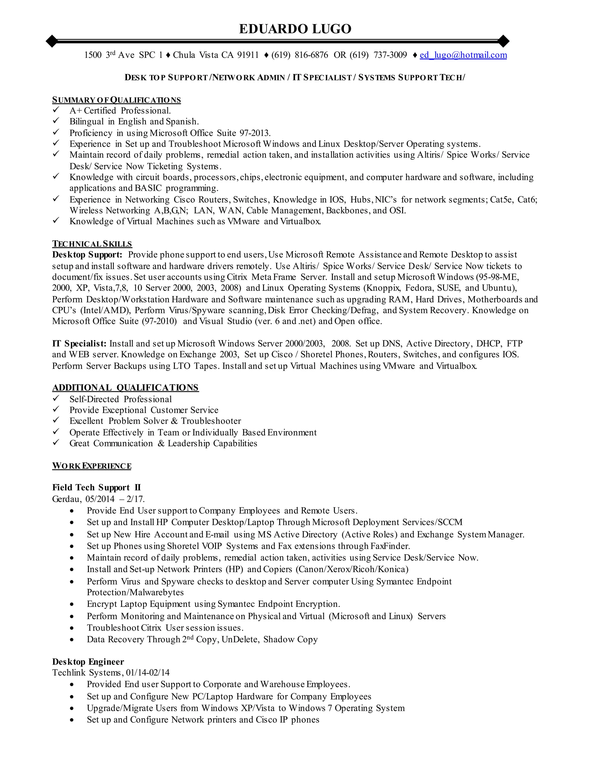 Eduardo_Lugo-CNS-CST-Resume | PDF Eduardo_Lugo-CNS-CST-Resume | PDF