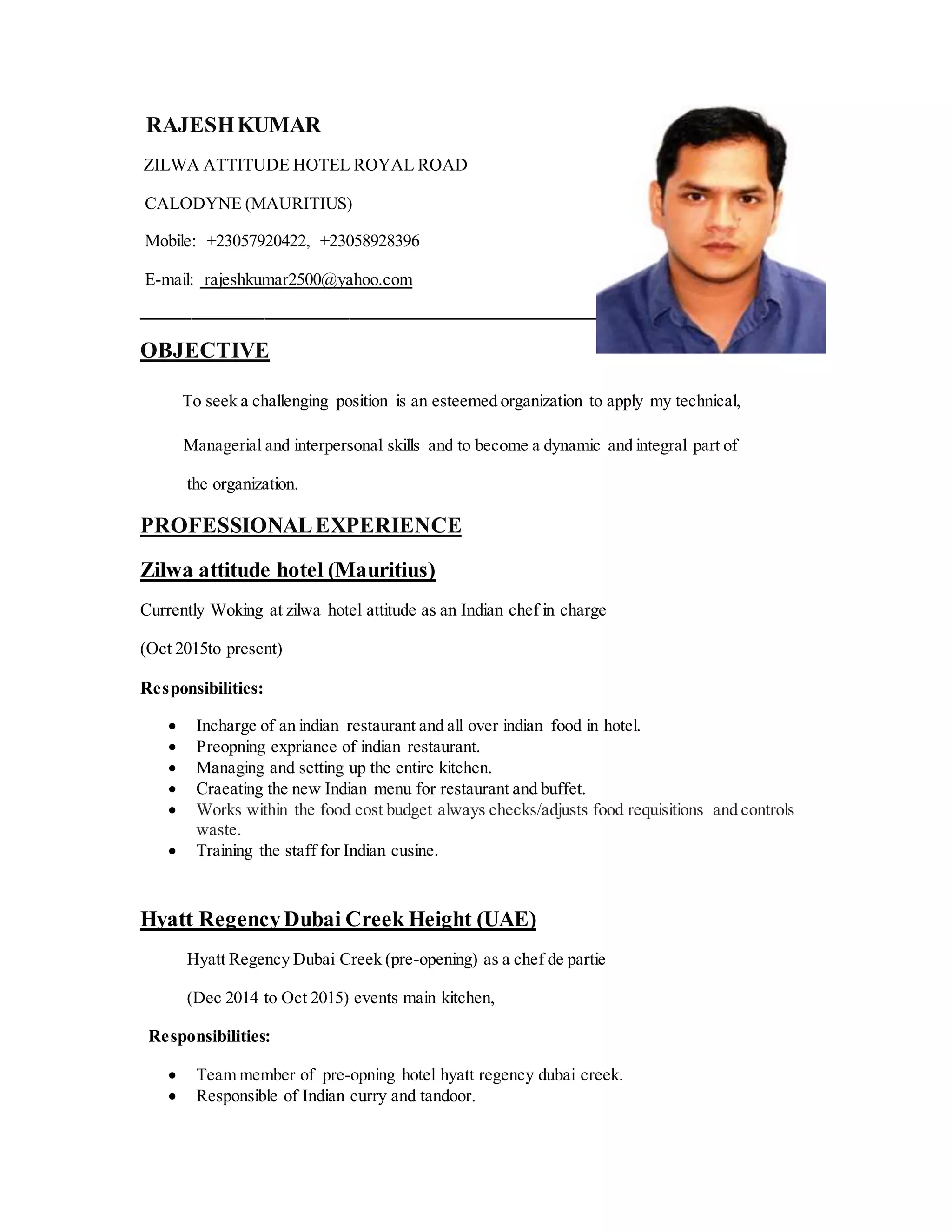 Rajesh cv | PDF