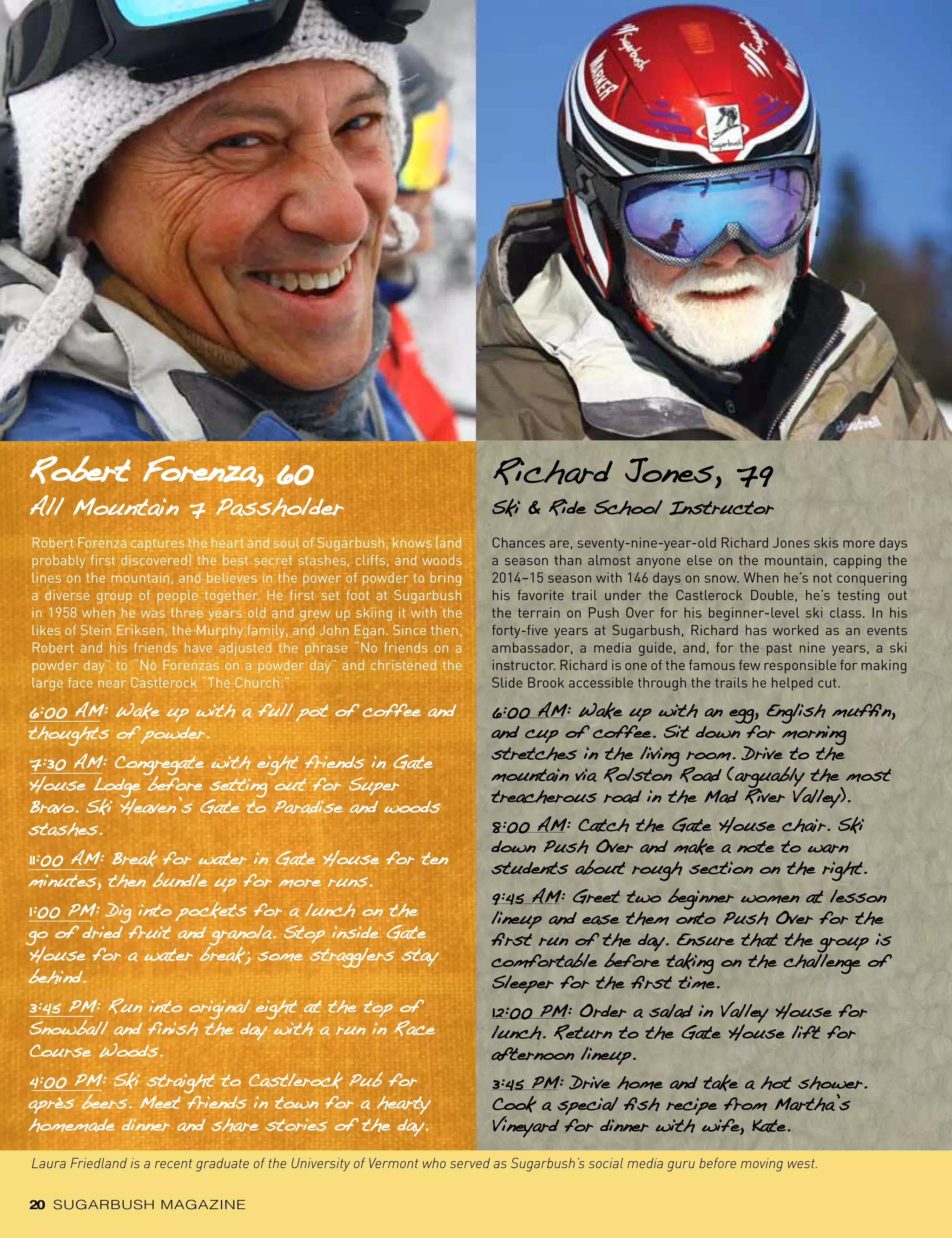 Day in the Life article (1) | PDF | Skiing | Sports