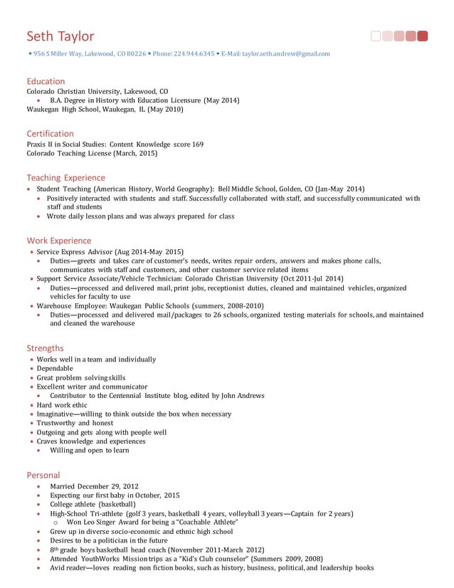 Seth_Taylor Resume | PDF