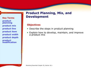 5) chapter 30 product and service management fill ins | PPT