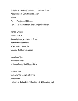 5 Chapter 3 Assignment 2 Early Heian Religion SubmissionSheet.docx