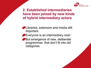 5 Characteristics Of Successful Intermediary Organisations | PPT
